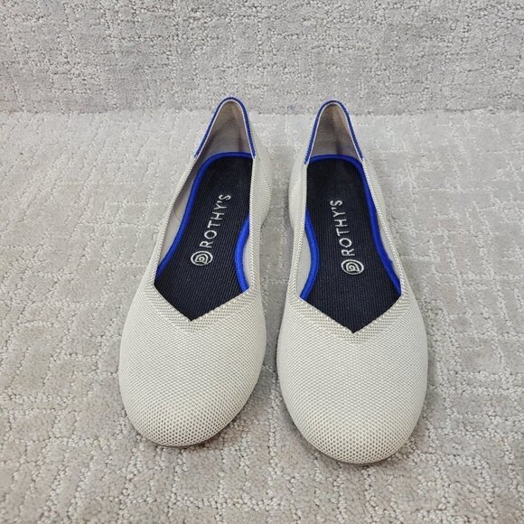 Rothy's | Shoes | Rothys The Flat Womens Flax Birdseye Slip On Ballet ...